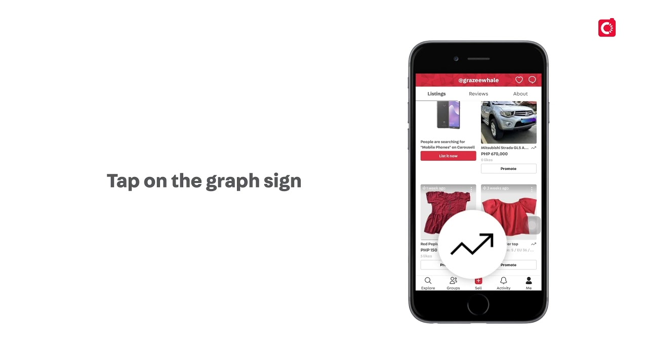 Check your Listing Performance on the Carousell app - YouTube