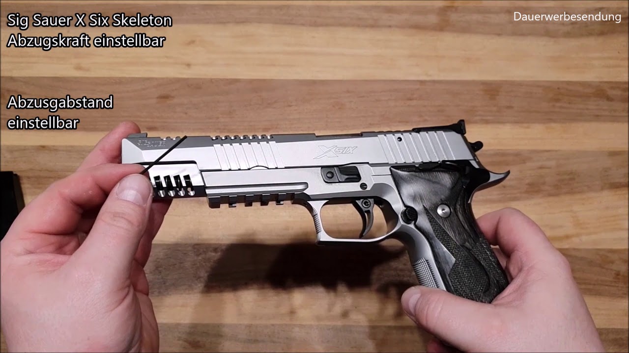 Vorstellung SigSauer X Six Skeleton - YouTube