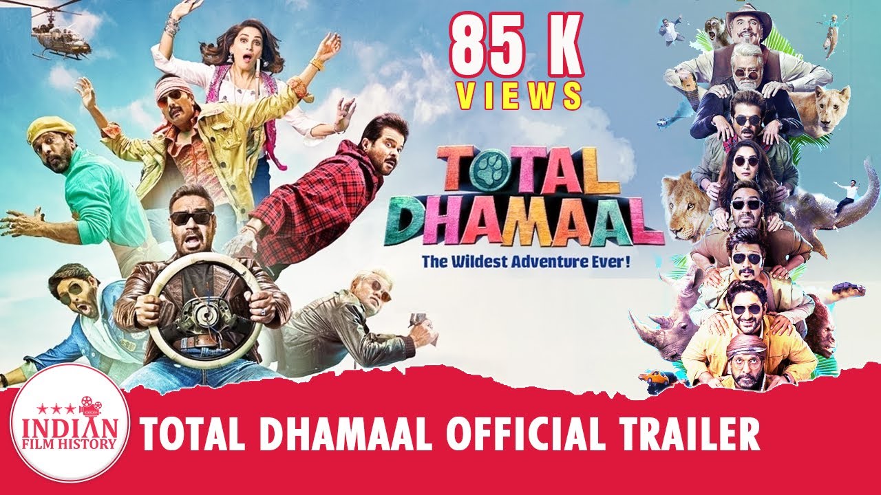 Total Dhamaal OFFICIAL TRAILER | Ajay | Madhuri | Anil - YouTube