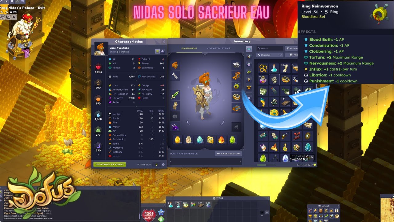 Nidas B4 Solo Sacrieur Eau Anneau De Classe BRAINDEAD AUTOWIN CHEAT ...