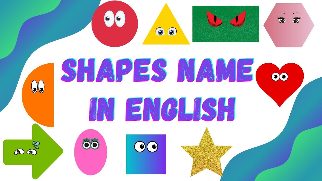 Shapes Name in English, Learn Shapes in English, Shapes in English ...