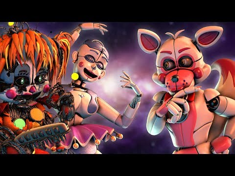 FNAF Scrap Baby & Ballora vs Funtime Foxy