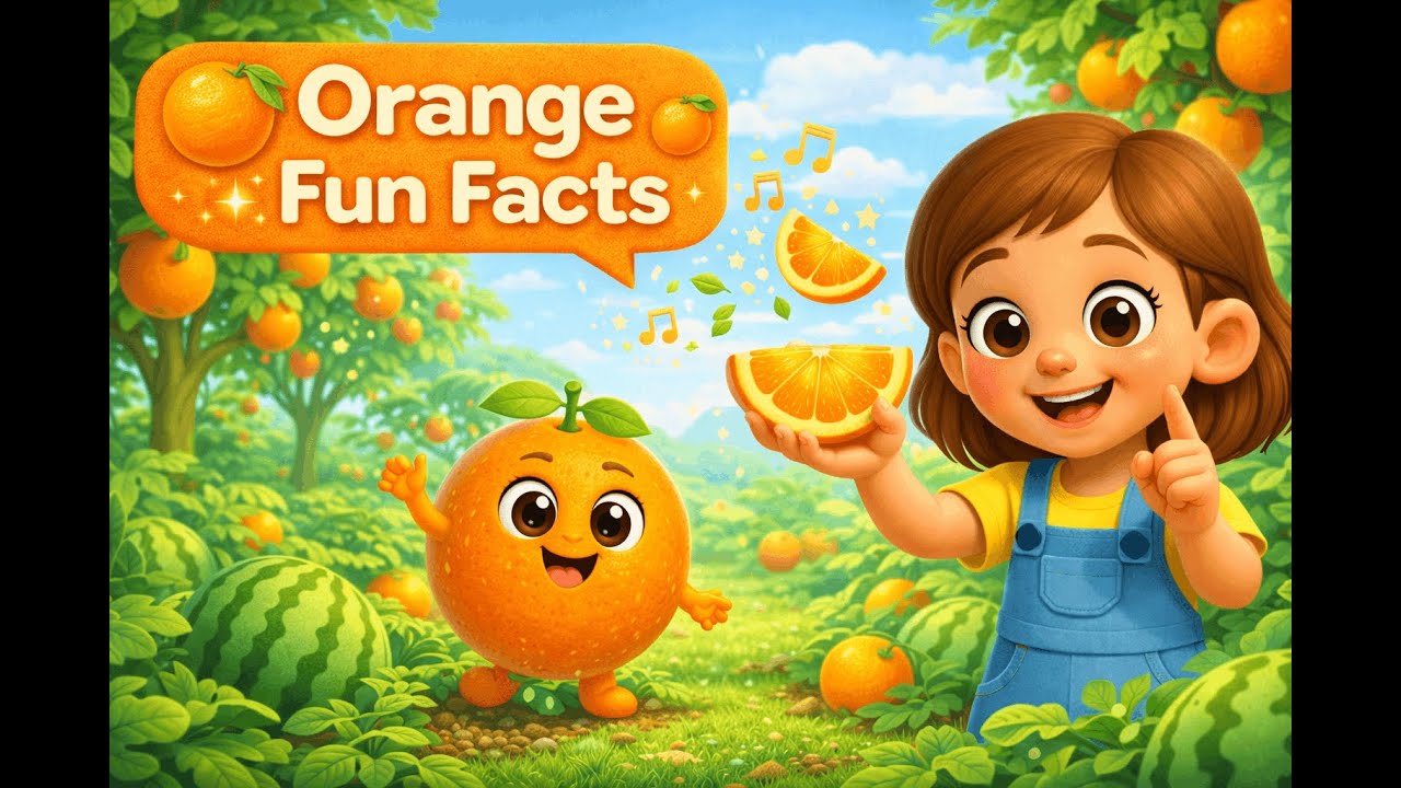 🍊 Orange Fun Facts 🍊 | Learn About Oranges #kidslearningvideos - YouTube