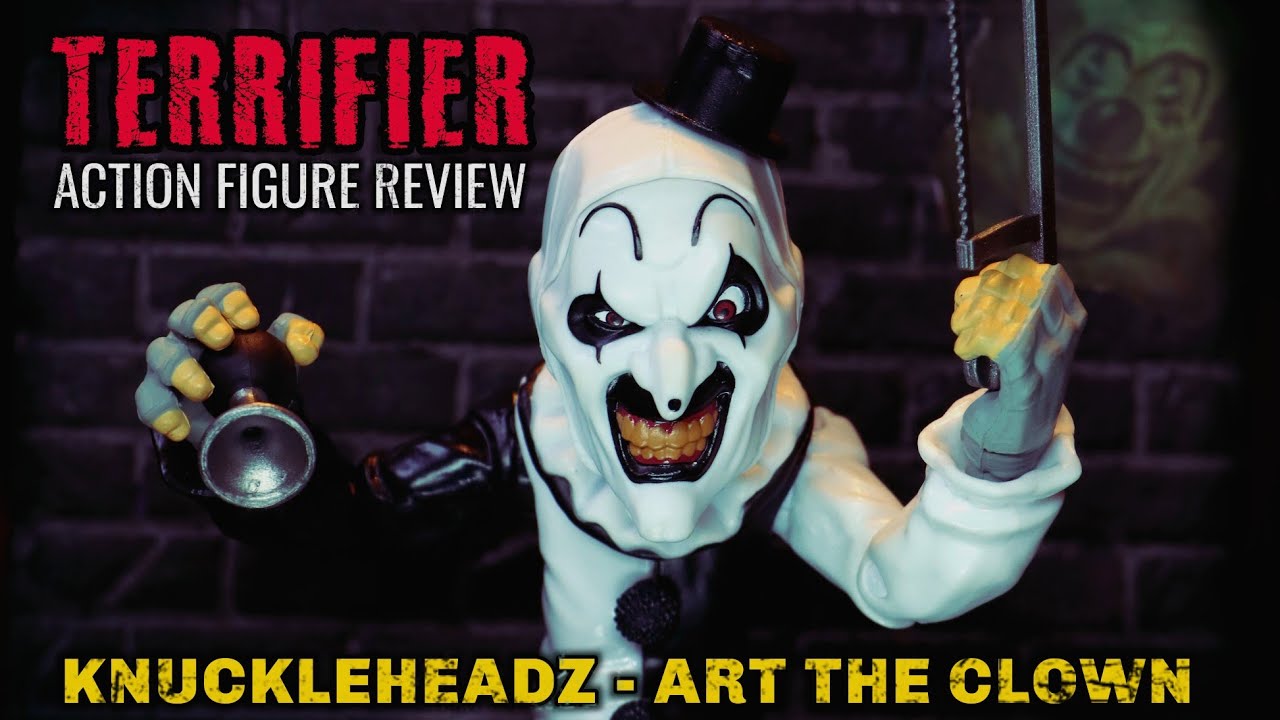 REVIEW. TERRIFIER ART THE CLOWN FIGURE BY KNUCKLEHEADZ TOYS - YouTube