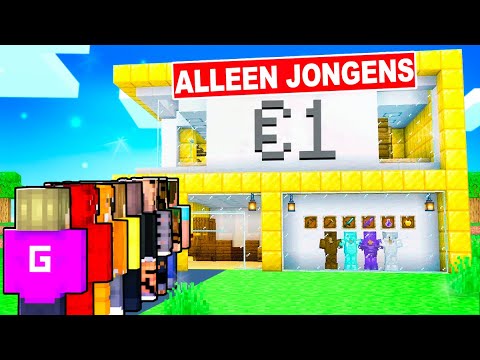 JONGEN vs MEISJE Winkel Openen in Minecraft! - YouTube