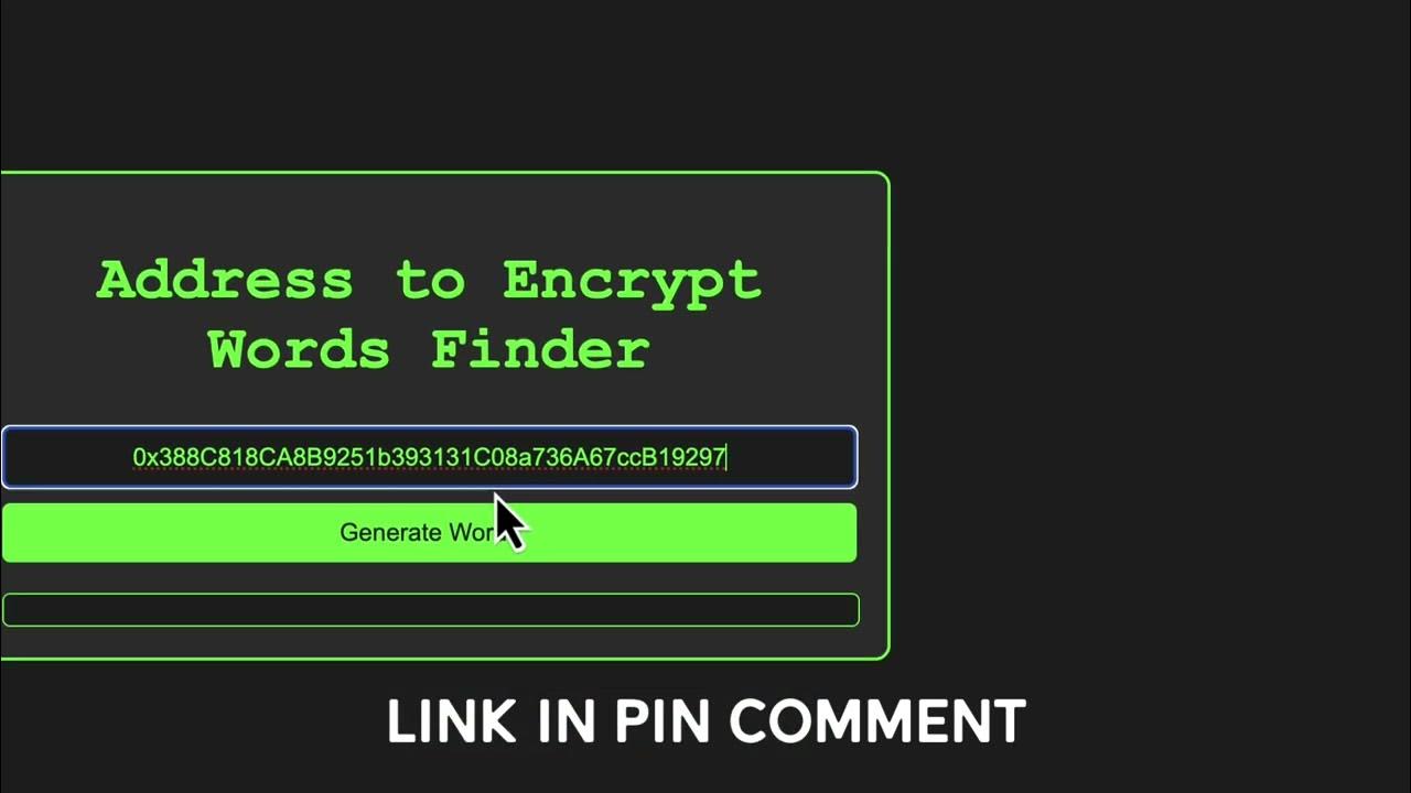Ethereum Address to Find Private Key - YouTube