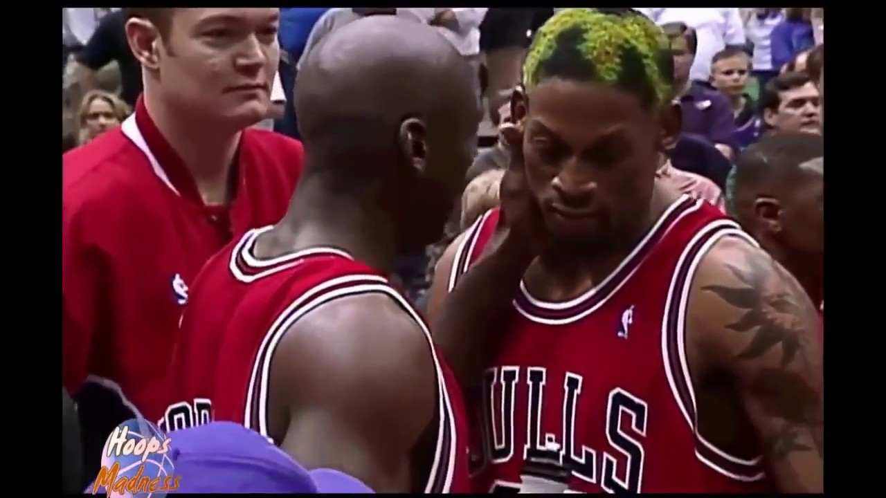 NBA MALONE vs RODMAN 1998 Finals Game - TotBarça - YouTube