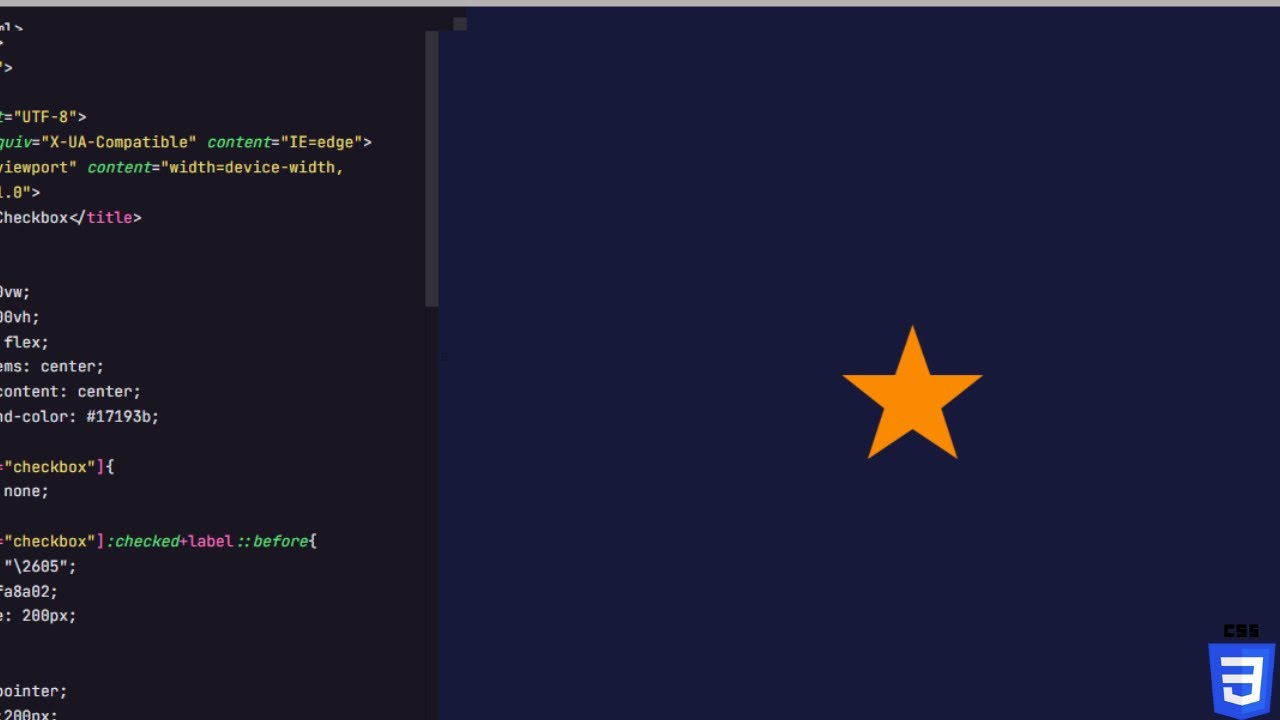 Star Checkbox Estilizado - YouTube