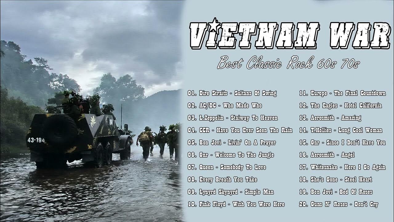 Top 20 Vietnam War Songs🎻BEST ROCK SONGS VIETNAM WAR MUSIC - Best ...