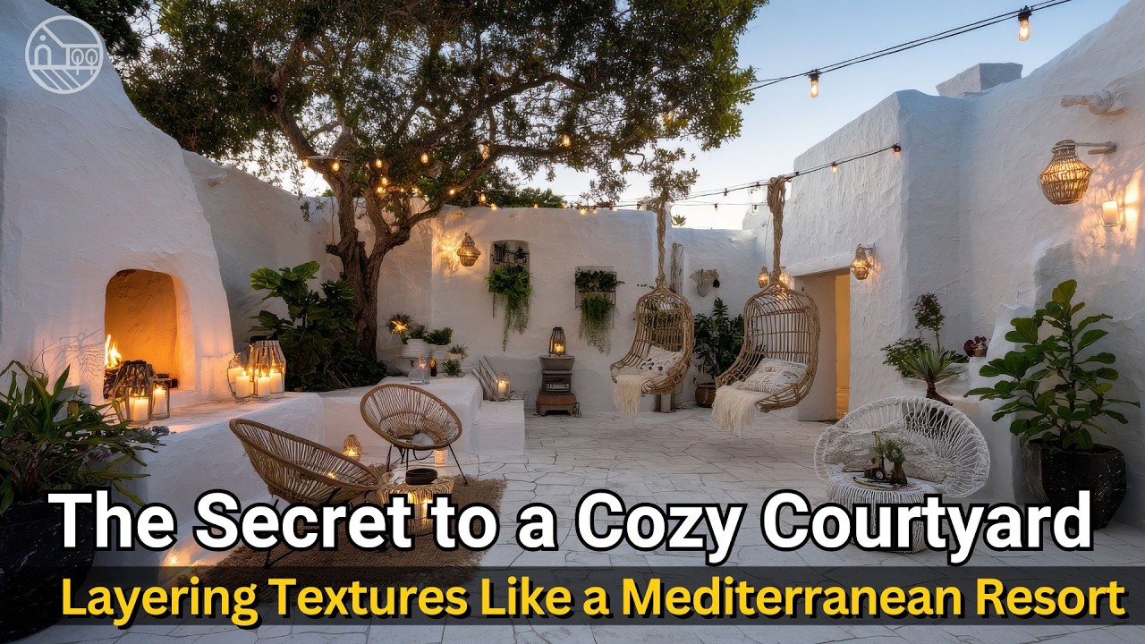 The Secret to a Cozy Courtyard: Layering Textures Like a Mediterranean ...