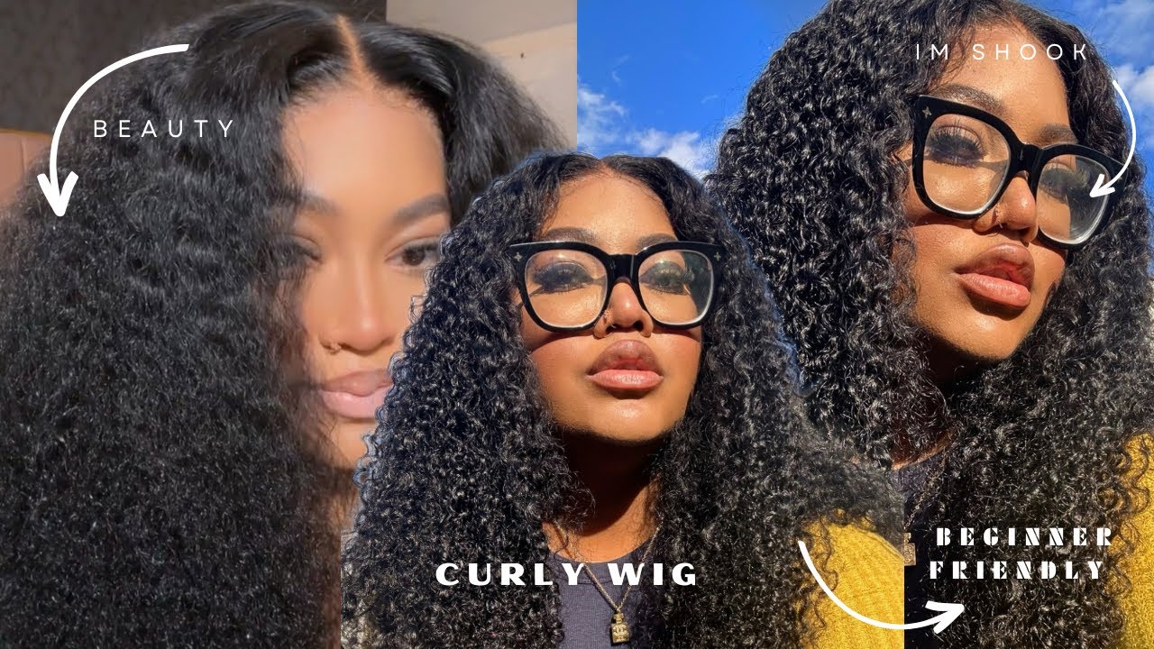 Perfect Curly Wig For Vacation! Seamless Easy Install + Defined Popping ...