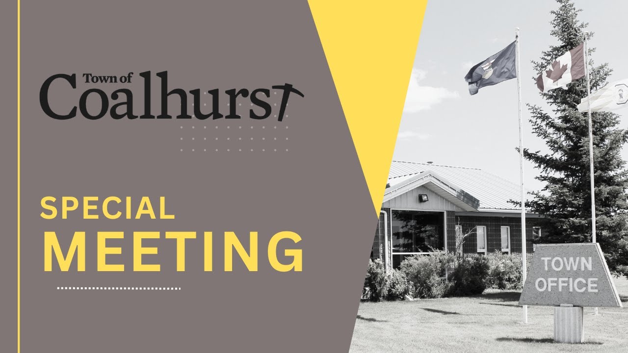 June 11, 2024, Special Meeting of Coalhurst Town Council - YouTube