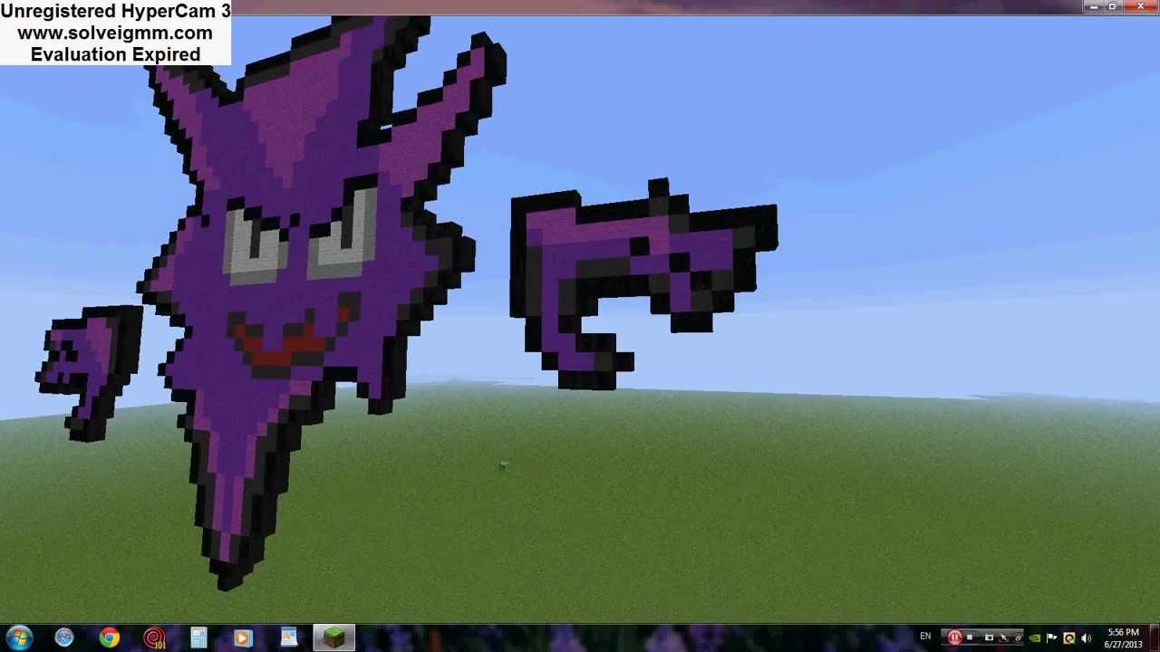 Haunter Pixel Art - YouTube