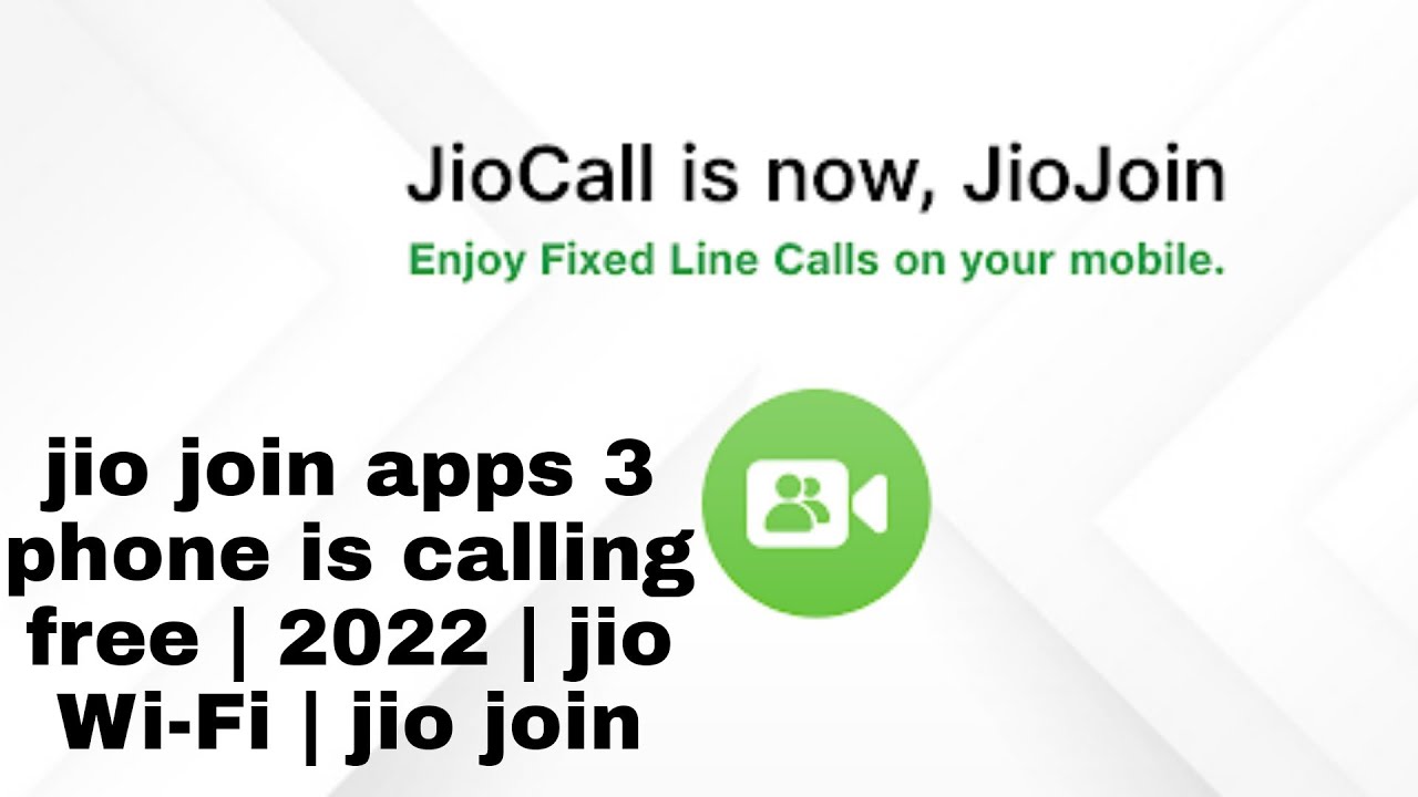 jio join apps 3 phone is calling free | 2022 | jio Wi-Fi | jio join ...