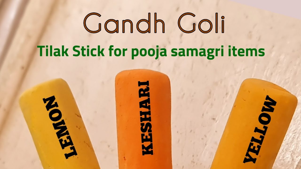 Keshri_Lemon_D.Pila Pooja samagri-tilak stick Available wholesale price ...