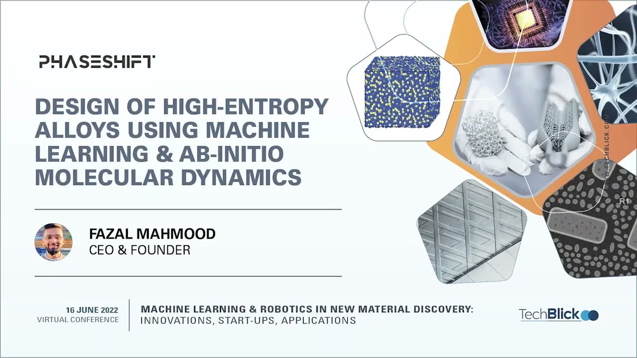 Phaseshift | Design of High Entropy Alloys using Machine Learning and Ab-initio Molecular ...