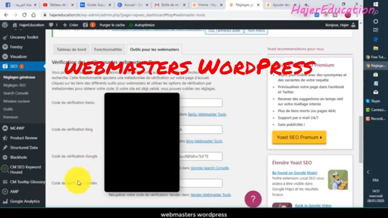 webmasters WordPress - YouTube