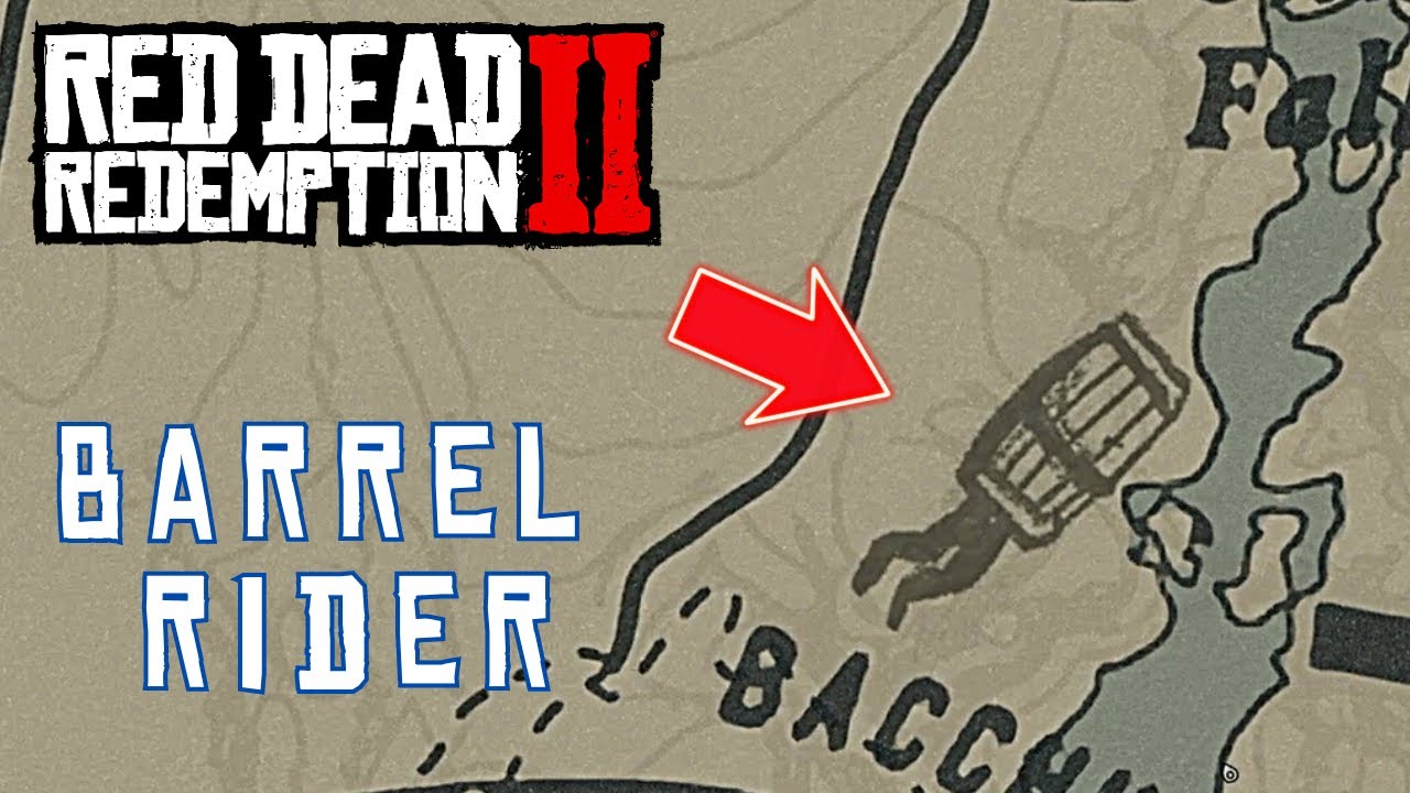 How to find the barrel rider in rdr2 - YouTube
