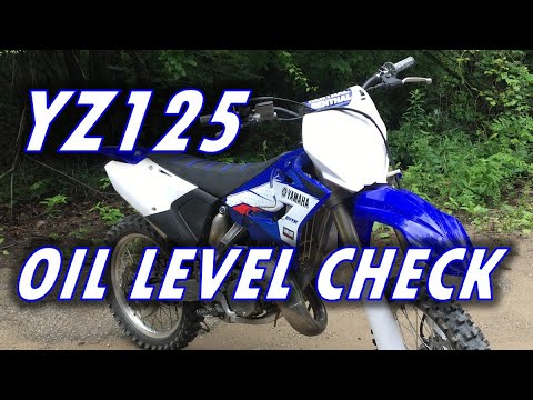 Yamaha YZ125 Gear Oil Level Check - YouTube