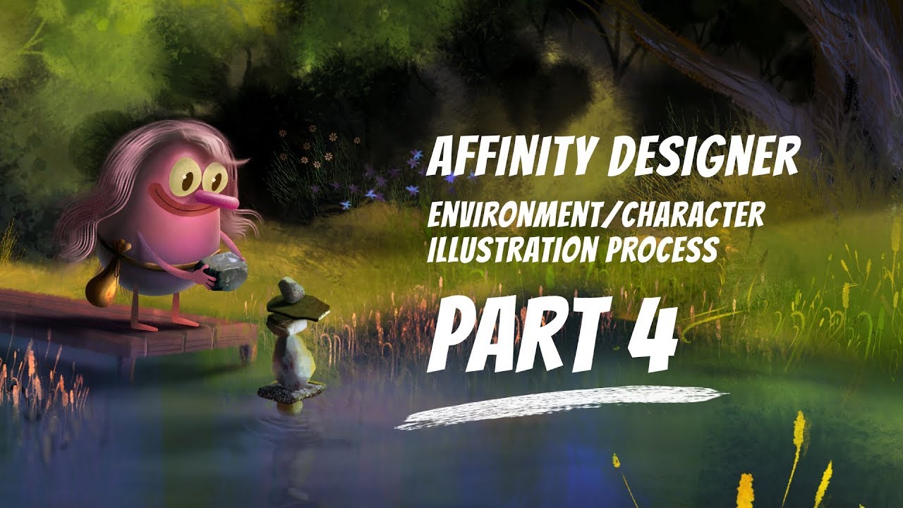 Affinity Designer Illustration - PART 4 - YouTube