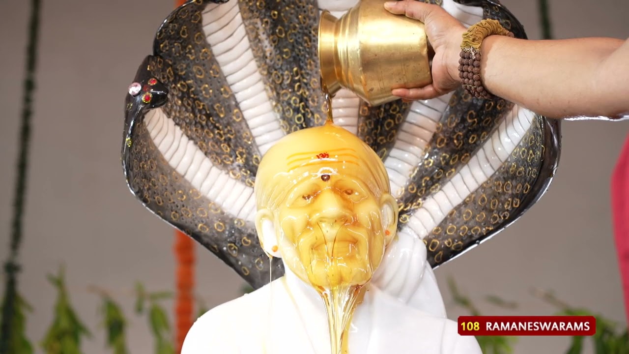 Shirdi Sai Baba Abhishekam | 108 Ramaneswarams - YouTube