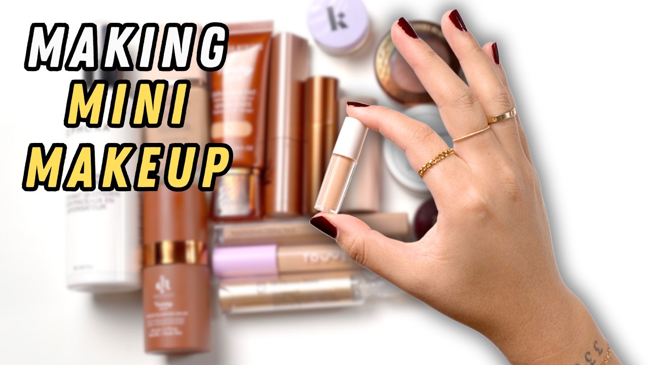 I couldn't find mini makeup, so I made my own | travel-sized makeup for ...