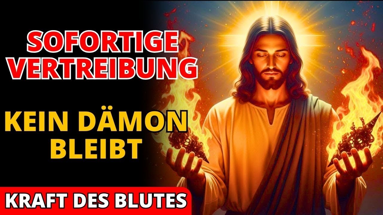 🛡️ Das Blut Jesu BEDECKT dein Haus und VERTREIBT jeden bösen Geist ...