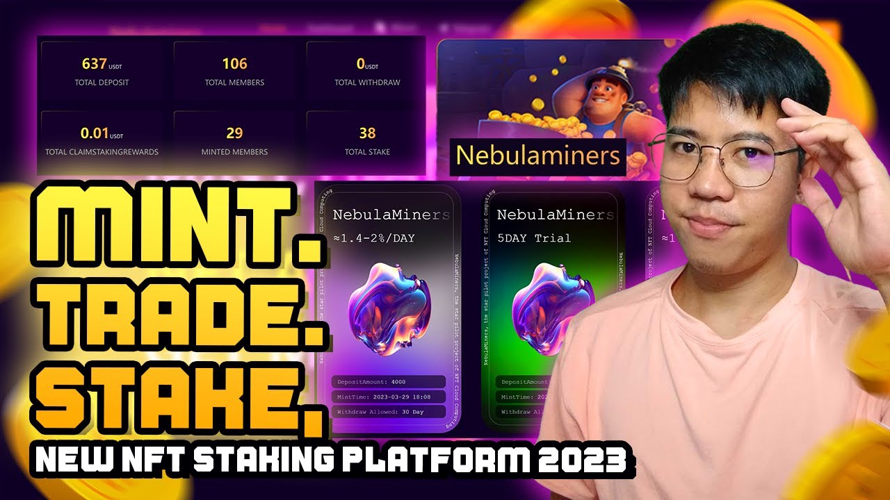 NEBULA MINERS - MINT NFT, STAKE, & EARN PER DAY FOR ONLY 1 USDT | New ...