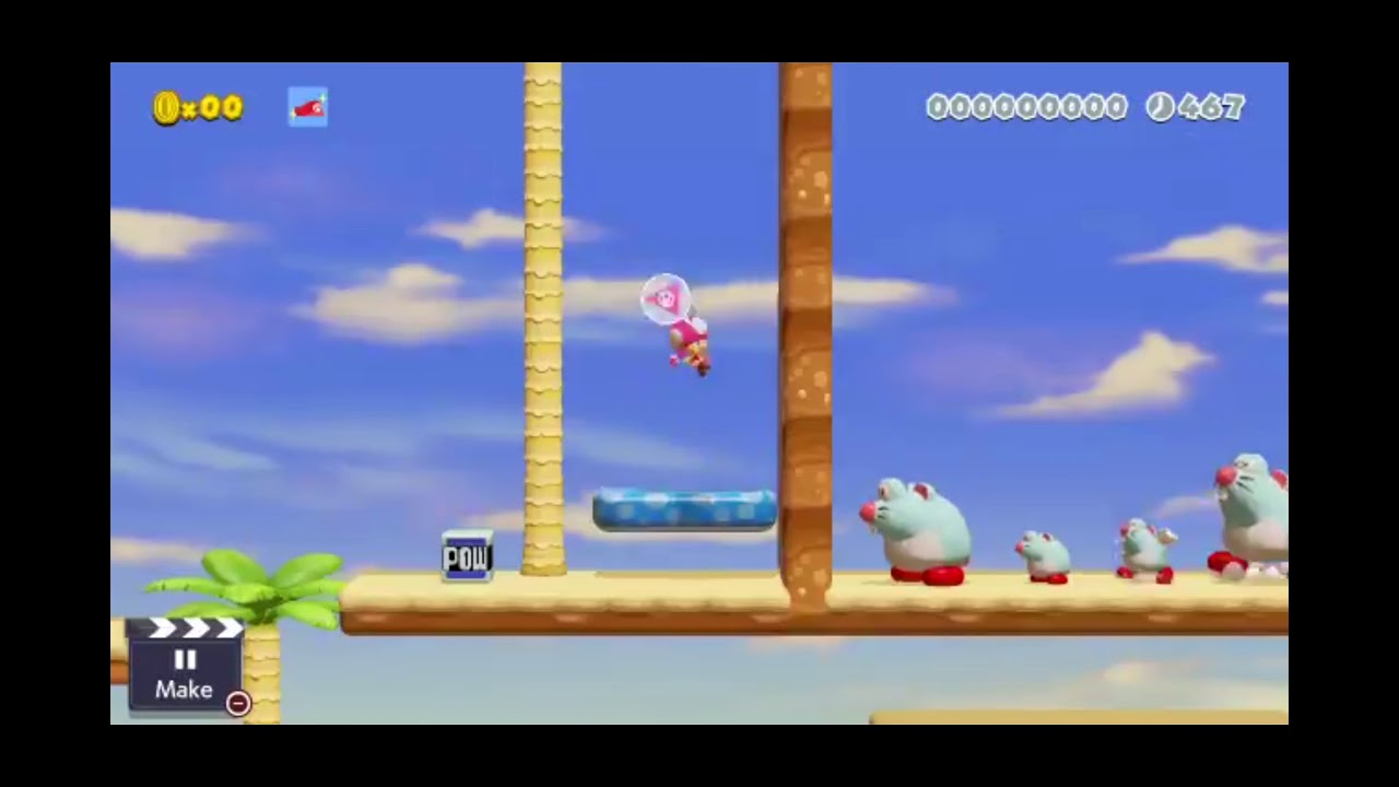 30 Seconds of Blue Trampoline: Super Mario Maker 2 - YouTube