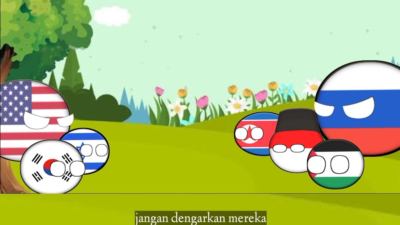Kita selalu ada buat Palestina Countryballs Indonesia - YouTube