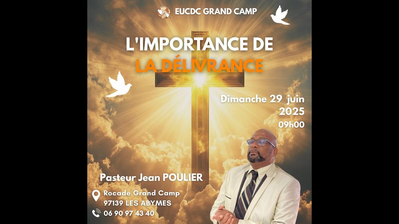 Dimanche 29 Juin 2025 (Pasteur Jean Poulier) - YouTube