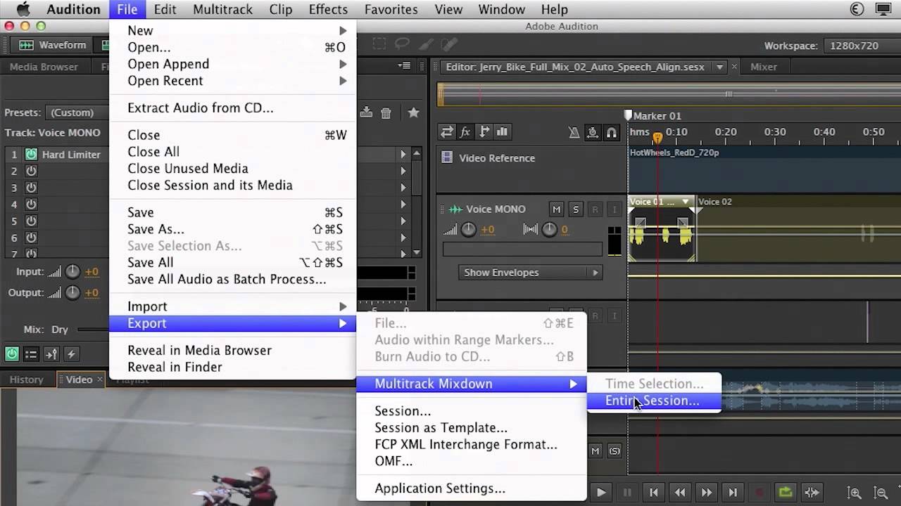 Exporting Individual Stems in Audition CS6 - YouTube