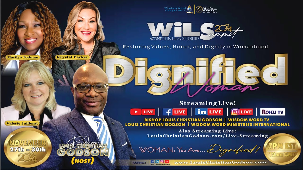 WISDOM WORD CHAPEL - WOMEN IN LEADERSHIP SUMMIT - NOVEMBER 2024 - WITH ...