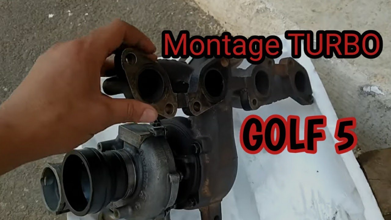 MONTAGE TURBO GOLF 5 - YouTube