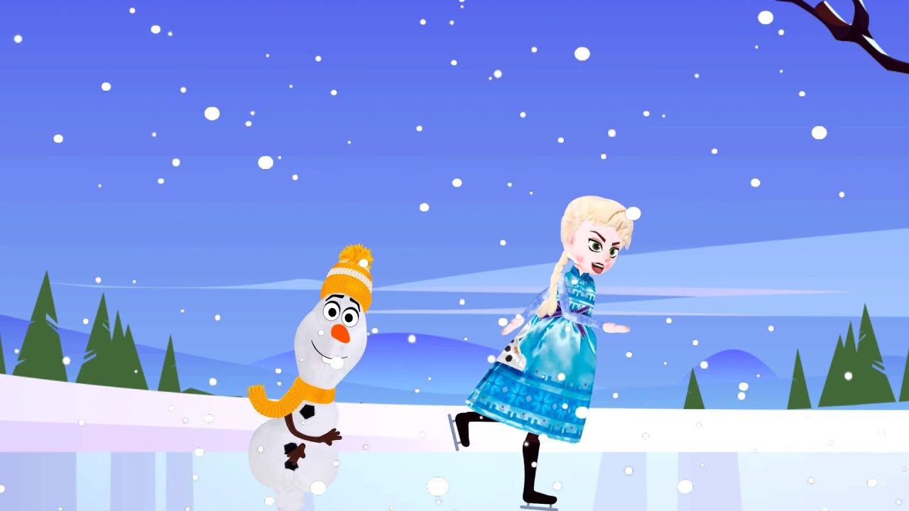 I Am a Little Snowman | Animated Nursery Rhyme with Princess Elsa ...
