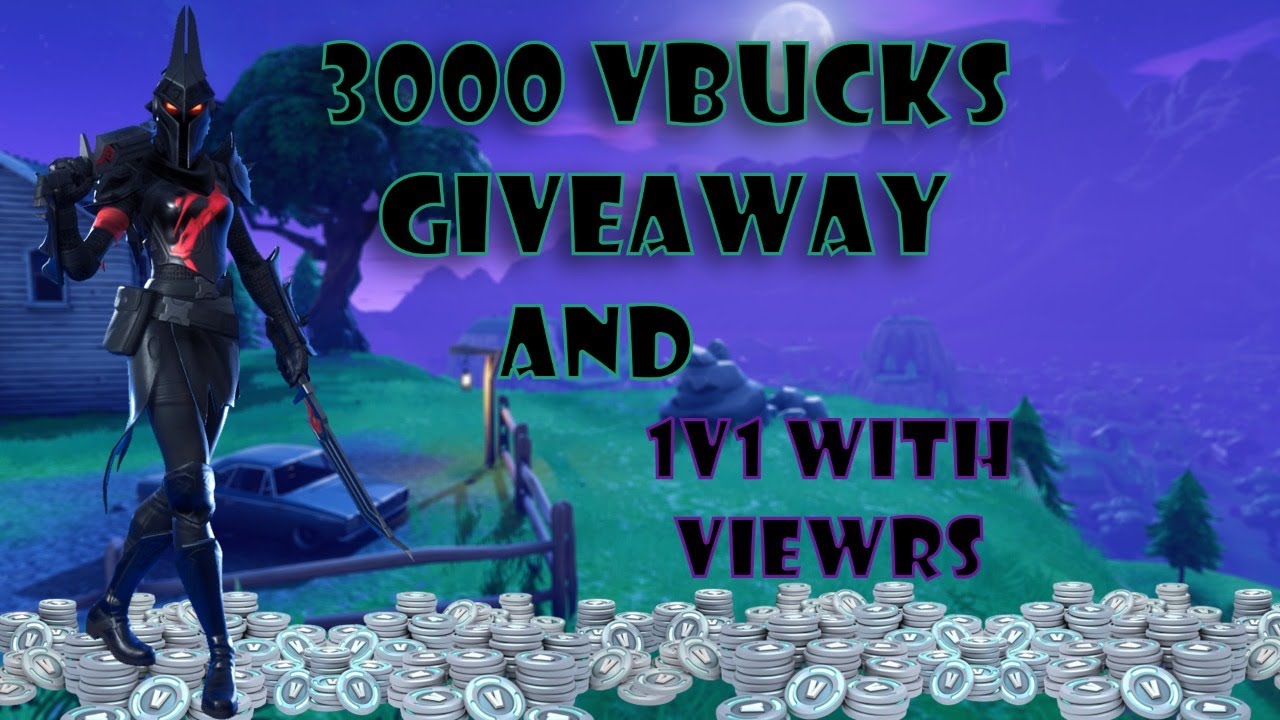 🔴1V1 WITH SUBS | FREE 3000 VBUCKS GIVEAWAY! | FORTNITE GRIND | FORTNITE ...