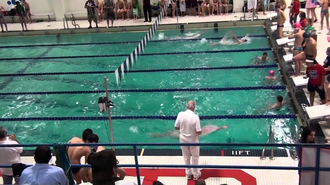 PCH Swim 100 Back 10-18-12 - YouTube