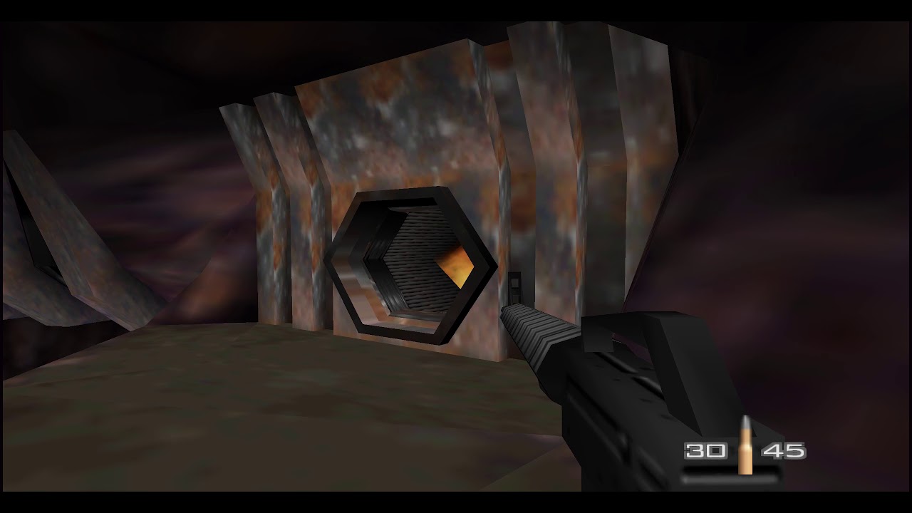 GoldenEye 007 - Secret Agent Walkthrough - Part 17: Caverns - YouTube
