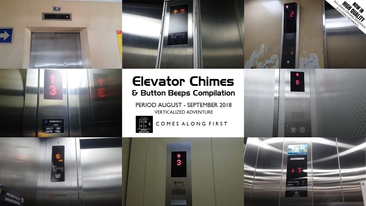 Orisa's Elevatour - Elevator Chime Compilation 2018 (August - September ...