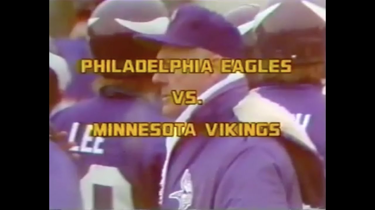 1978 Week 14 - Eagles vs. Vikings - YouTube