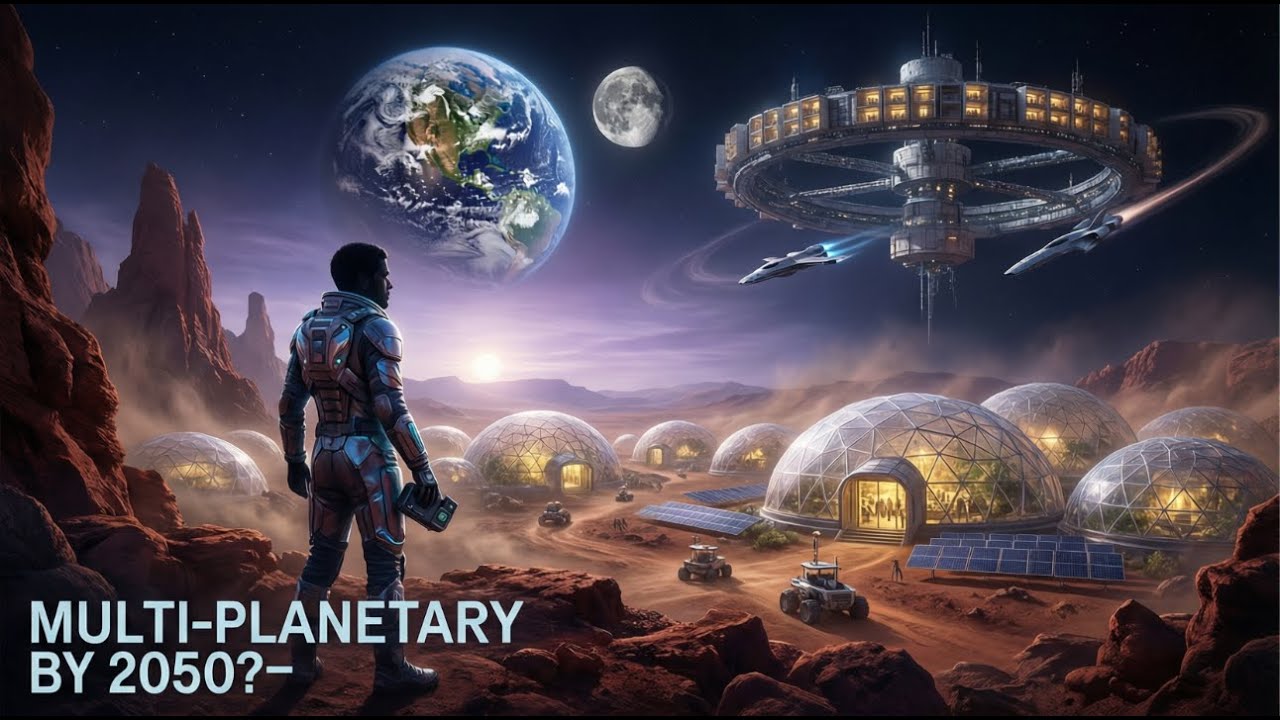 What If Humans Became a Multi-Planetary Species by 2050? 🌌🚀 - YouTube