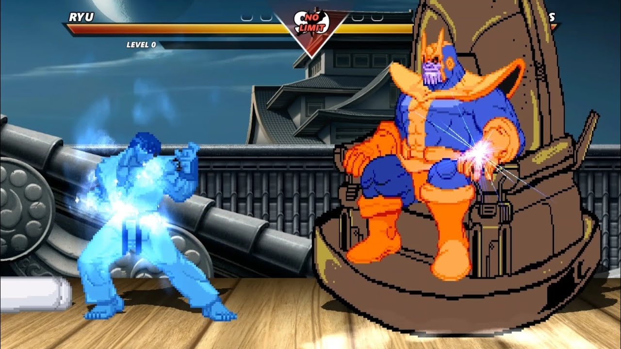 ICE POWER RYU vs THANOS - The most epic fight ever made ! - YouTube