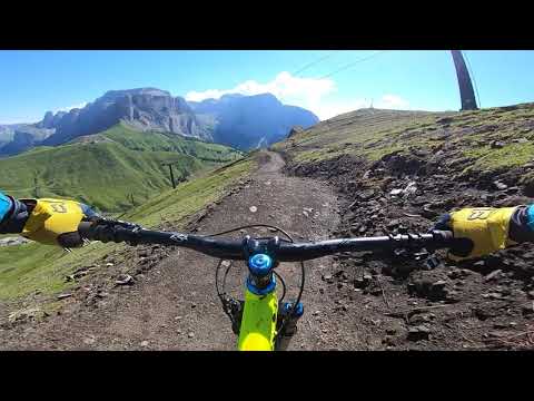 Icarus MTB Trail (BZ) Canazei - YouTube