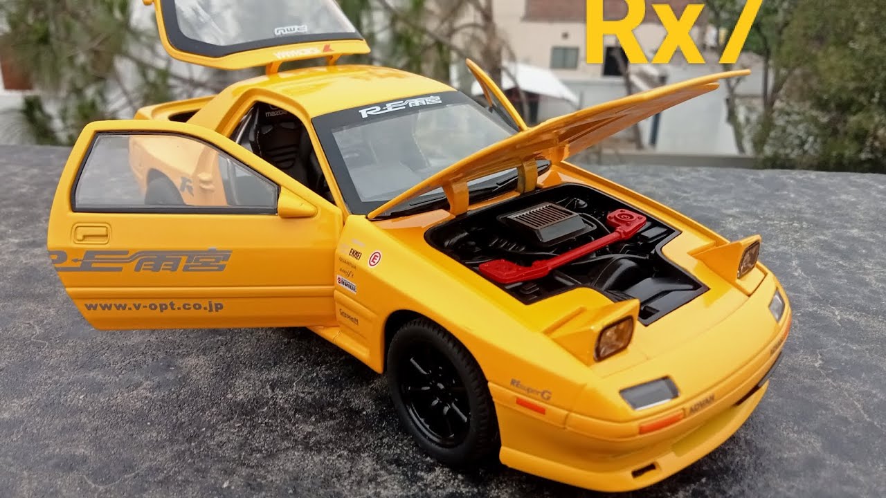 review of Mazda Rx7 diecast model car 😮😲|diecast|Mazda - YouTube