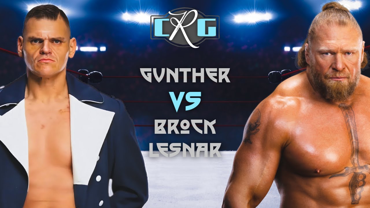 Brock vs. Gunther: The Ultimate No-DQ! WWE2k25 Gameplay - YouTube