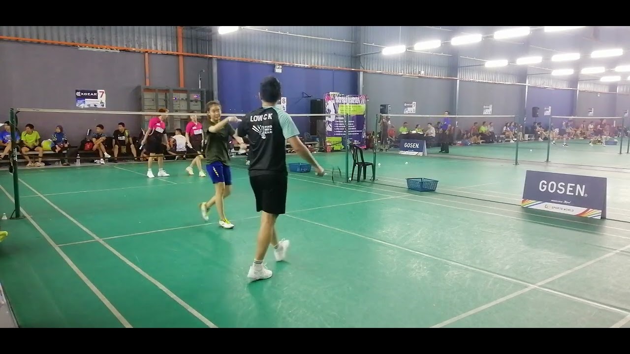 Badminton LSJ2 Mixed Double SemiPro Tour - Low Chee Keong / Evelyn Ng ...