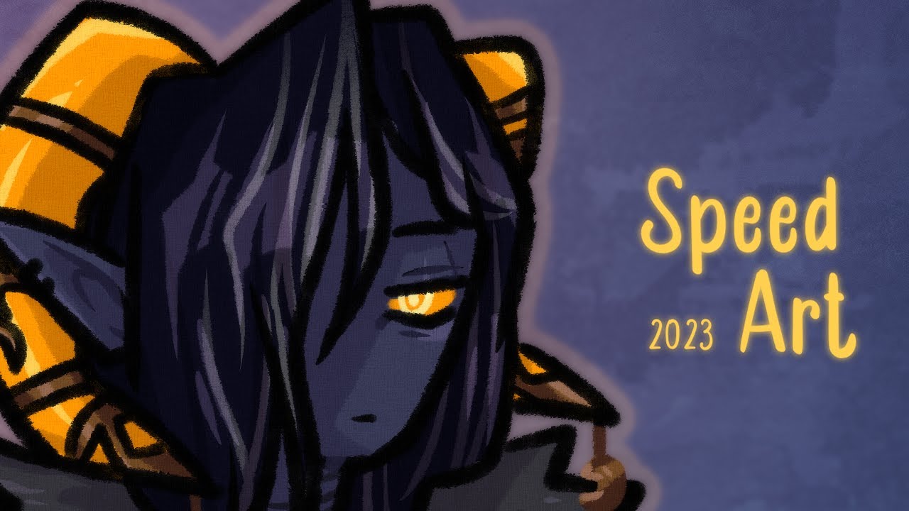 Chibi Speed Art - Rust (Art Fight 2023) [Paint Tool Sai 2] - YouTube