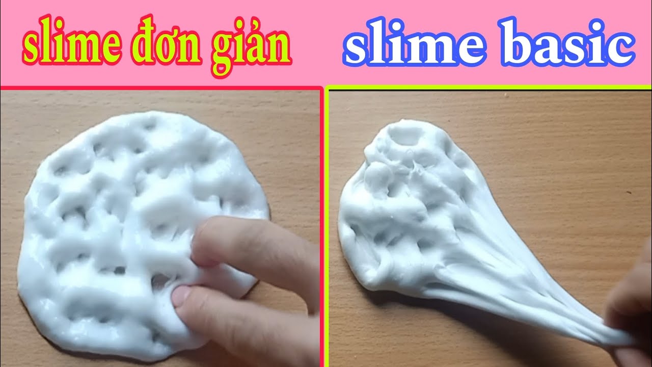 2 cách làm slime basic & slime đơn giản - YouTube