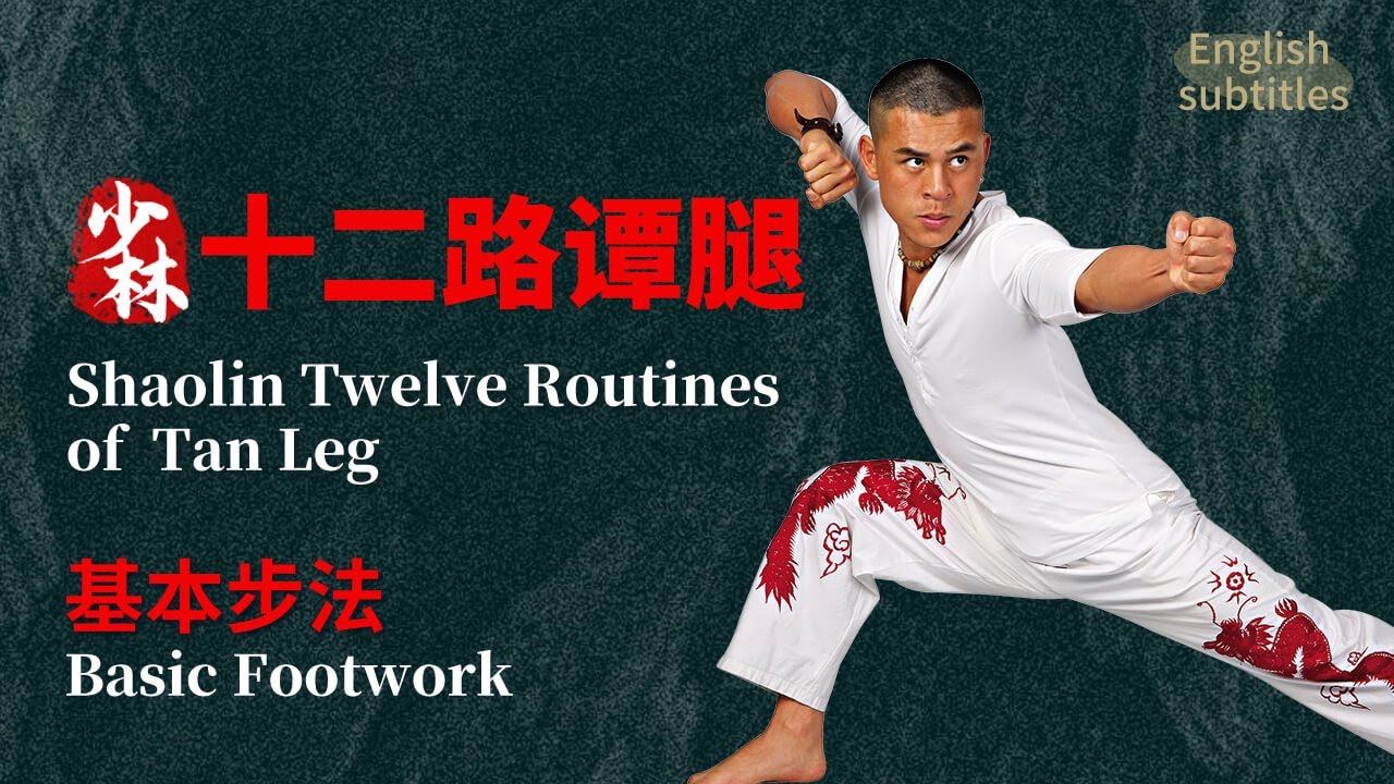 少林十二路谭腿：基本步法Shaolin Twelve Routines of Tan Leg：Basic Footwork #kungfu # ...