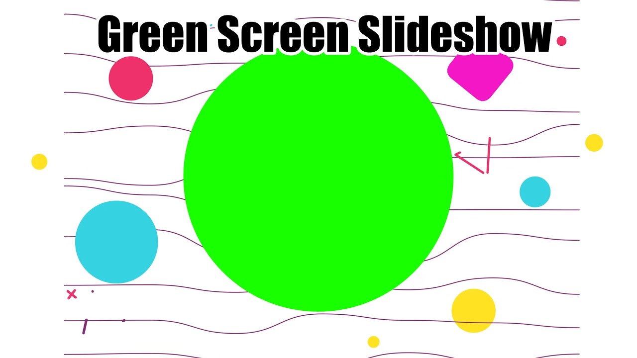 Green Screen Slideshow Stylish Slides - YouTube